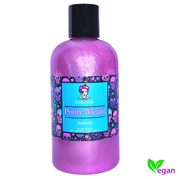 PRETTY WICKED Chocolate and Honey Scented Bubble Bath and Body Wash 8 ...