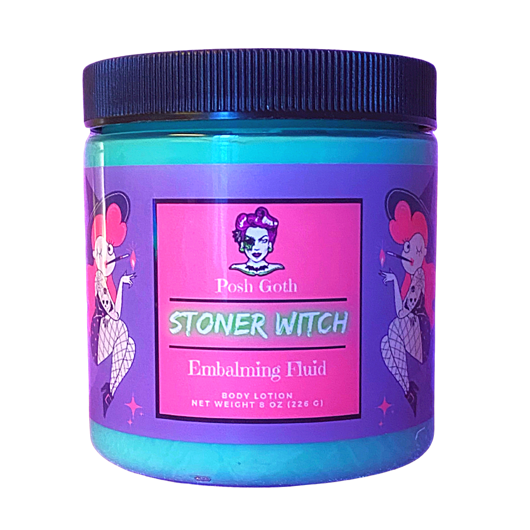 Stoner Witch Body Lotion | Herbaceous Floral & Musky Amber | Goth Beau ...